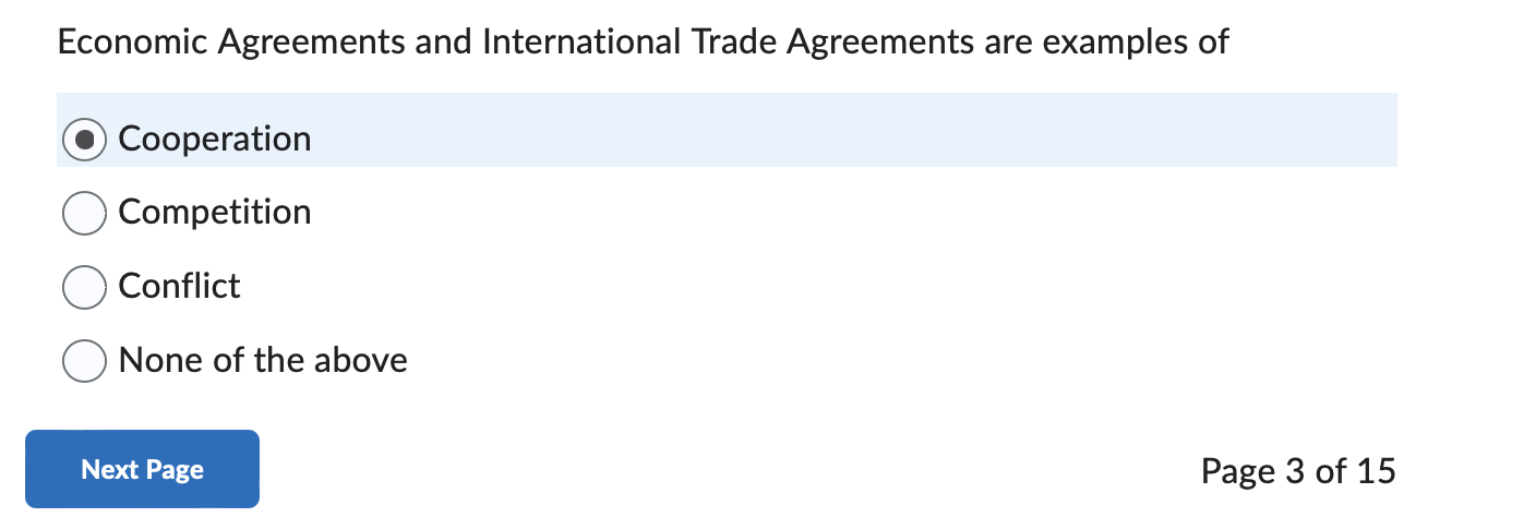 Solved Economic Agreements and International Trade | Chegg.com