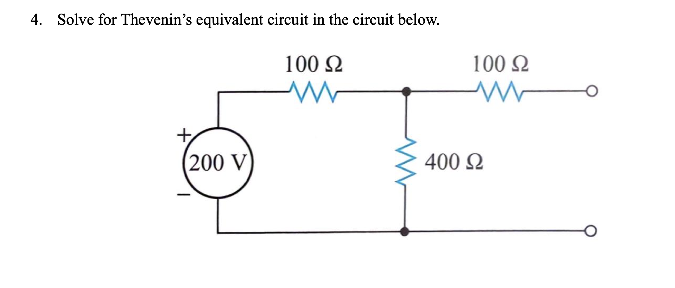 Solved Solve for Thevenin's equivalent circuit in the | Chegg.com