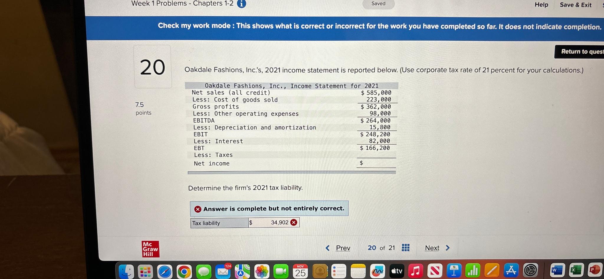 Solved Week 1 ﻿Problems - ﻿Chapters 1-2 (i)SavedHelpSave & | Chegg.com