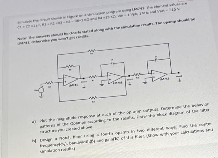 Solved Simulate the circuit shown in Figure on a simulation | Chegg.com