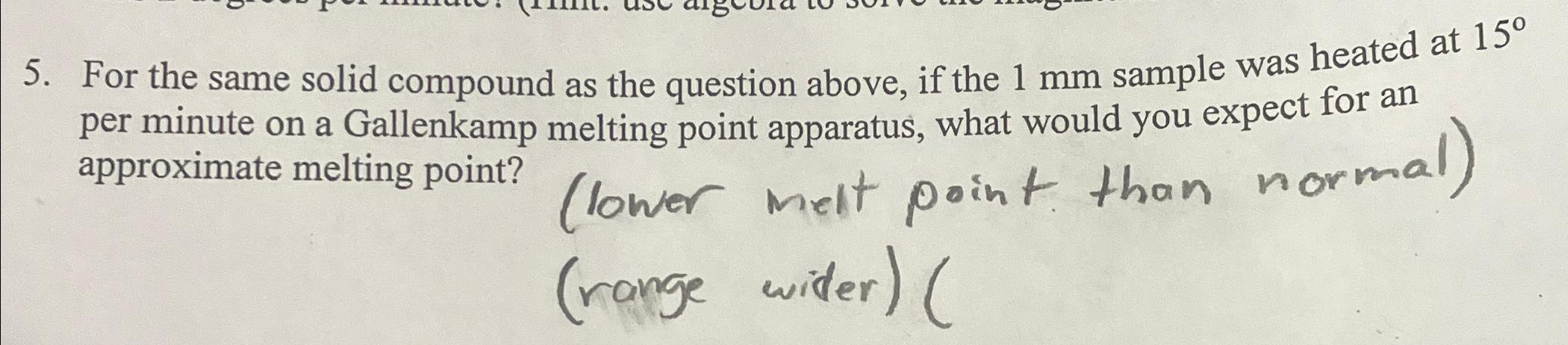 Solved For the same solid compound as the question above, if | Chegg.com