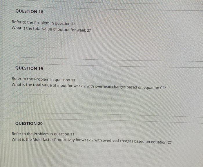 Solved QUESTION 11 The weekly output of a production process | Chegg.com