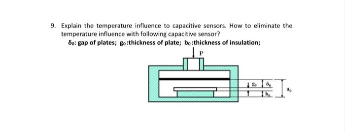 Solved Explain the temperature influence to capacitive | Chegg.com