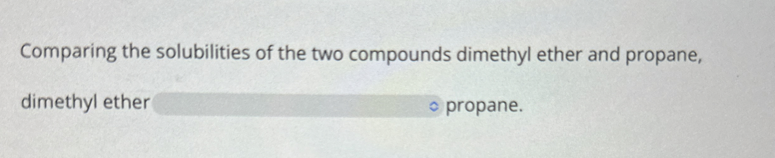 Solved Comparing the solubilities of the two compounds | Chegg.com