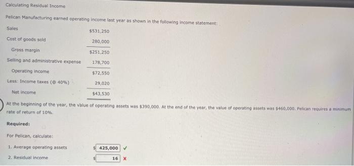 Solved Calculating Average Operating Assets, Margin, | Chegg.com
