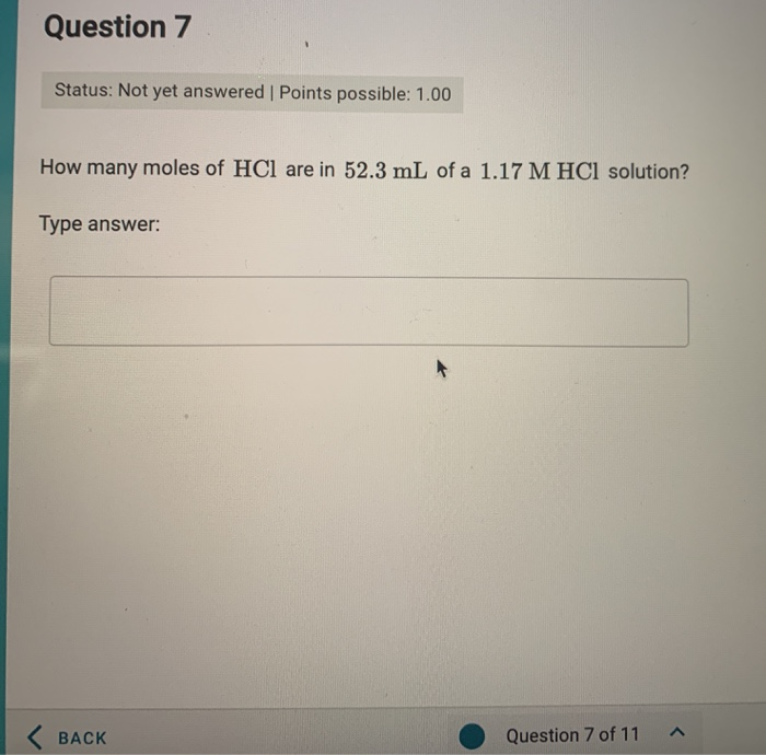 Solved Question 7 Status: Not yet answered Points possible: | Chegg.com