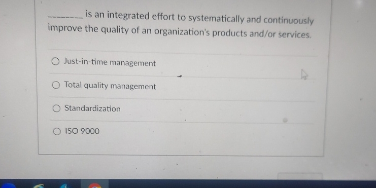 Solved is an integrated effort to systematically and | Chegg.com