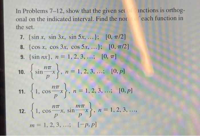 Solved In Problems 7-12, show that the given set functions | Chegg.com