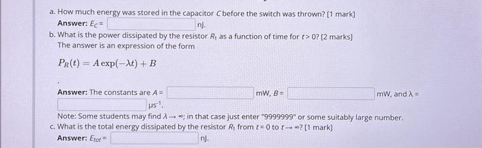 Solved 2 Conservation of Energy (4 marks) Consider the | Chegg.com