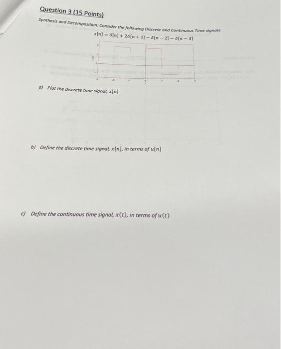Solved Symthesis and Decomposition: Cansider the following | Chegg.com