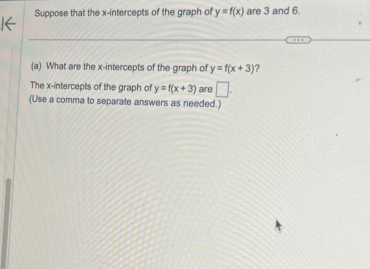 Solved Suppose that the x-intercepts of the graph of y=f(x) | Chegg.com