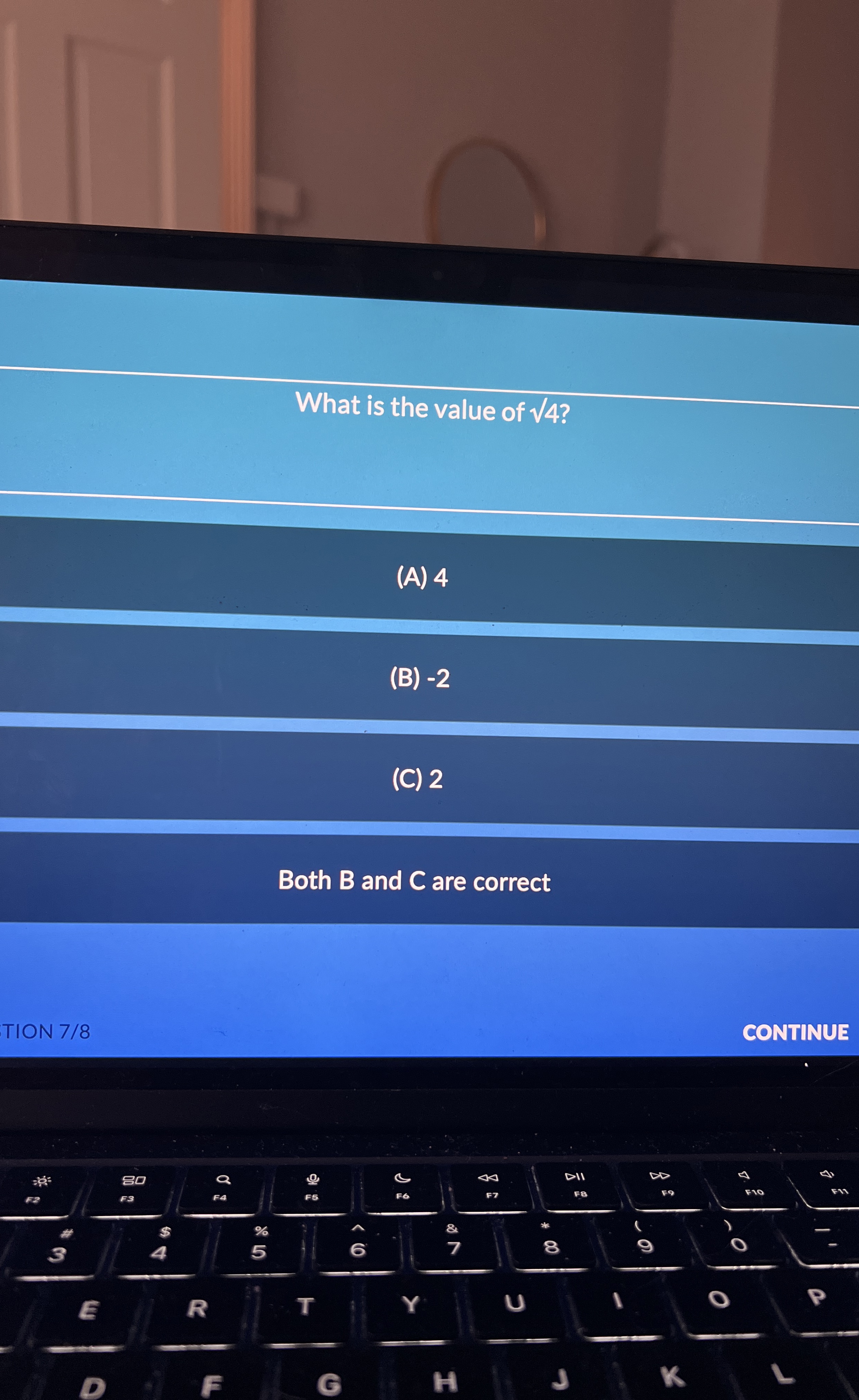 Solved What is the value of ?24 ?(A) 4(B) -2(C) 2Both B ﻿and | Chegg.com