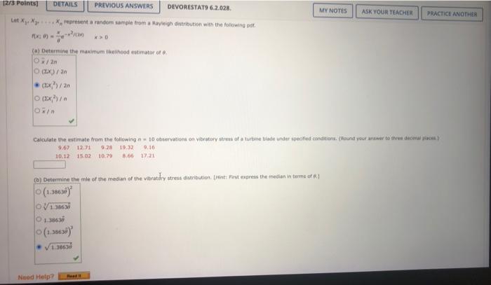Solved 2. [-14 Points DETAILS DEVORESTATS 6.2.025 MY NOTES | Chegg.com Solved 2. [-14 Points DETAILS DEVORESTATS 6.2.025 MY NOTES | Chegg.com