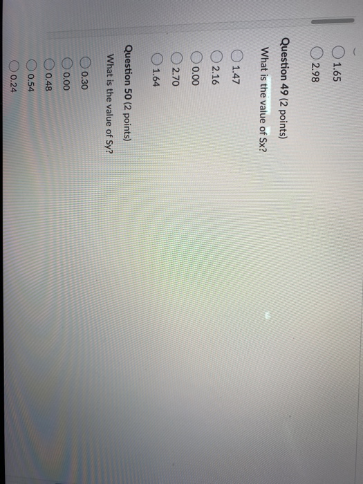 Solved Use the following sample data to answer the questions | Chegg.com
