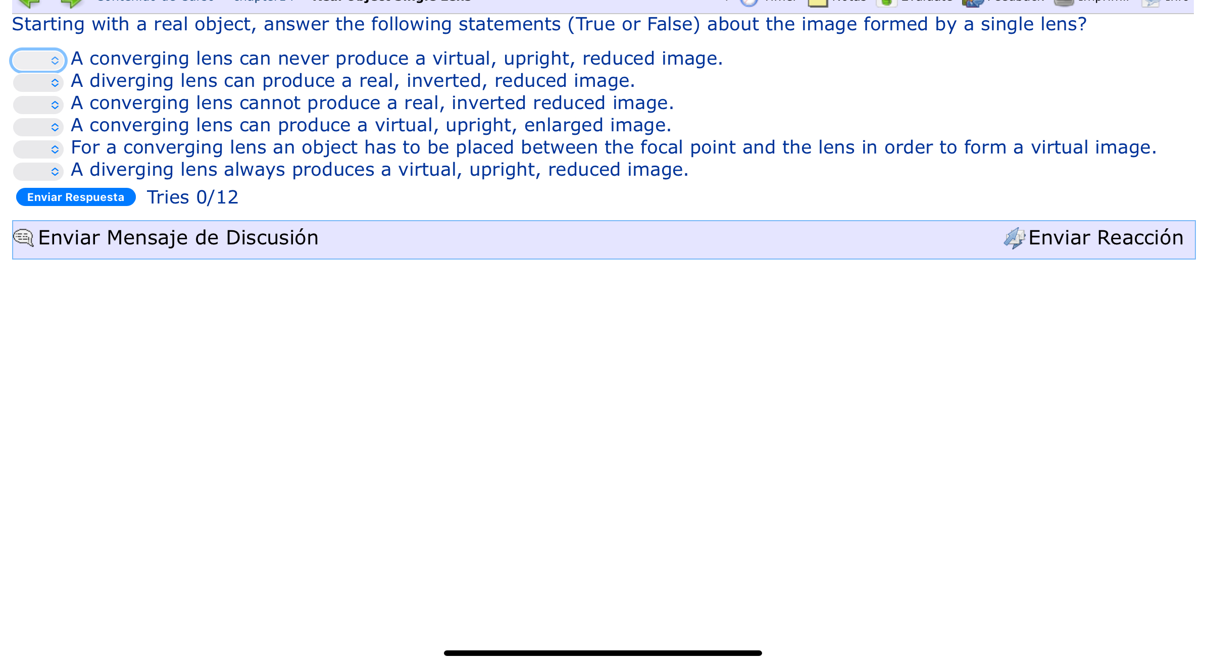 Solved Starting with a real object, answer the following | Chegg.com