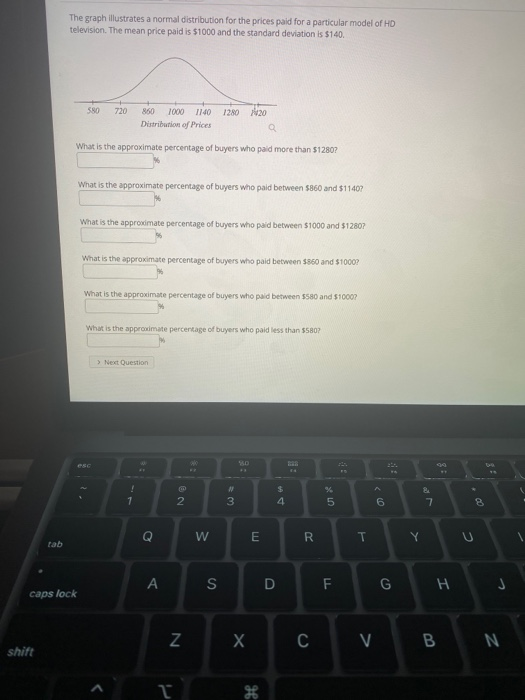 Solved The graph illustrates a normal distribution for the | Chegg.com