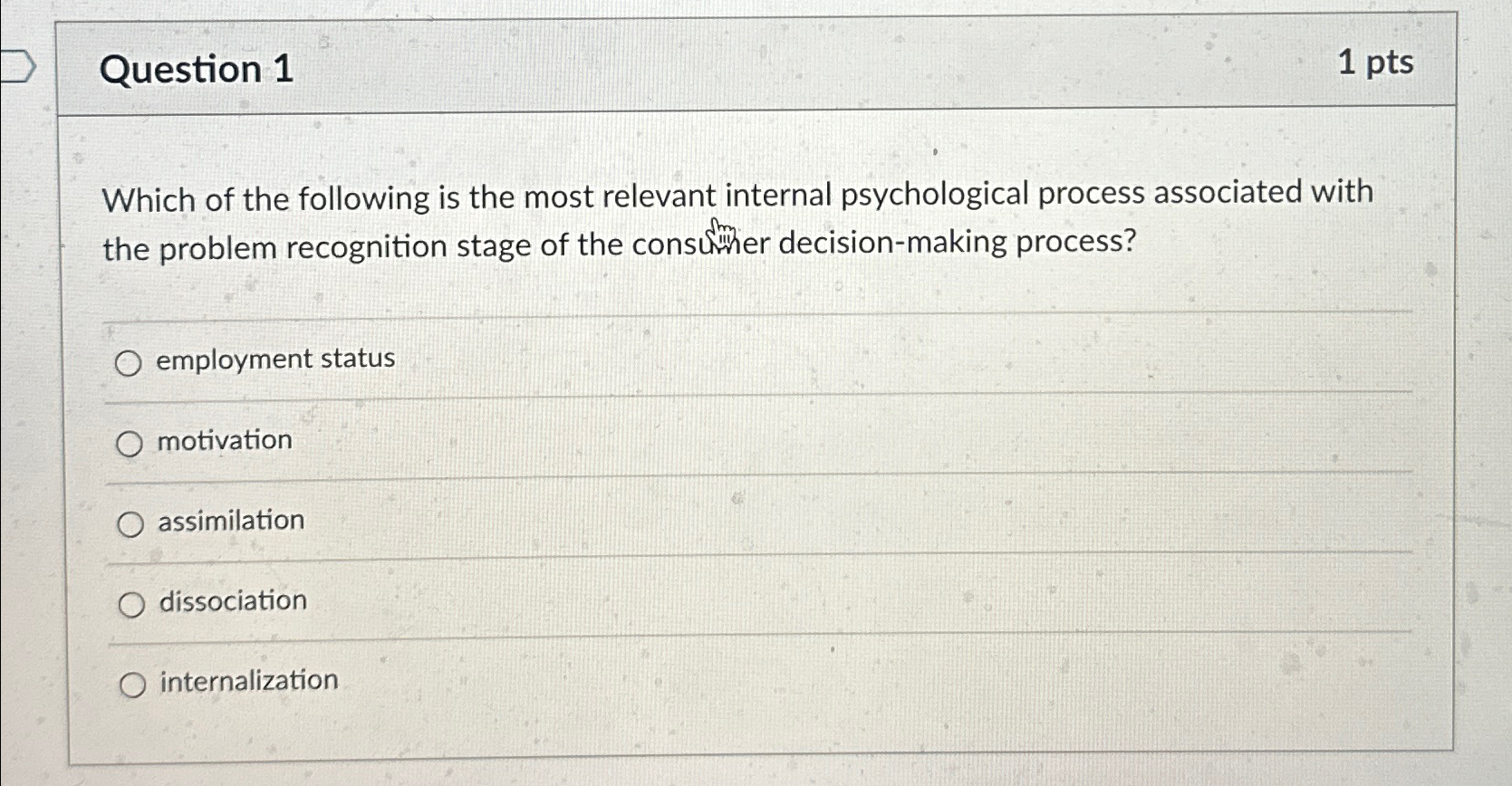 Solved Question 11 ﻿ptsWhich of the following is the most | Chegg.com