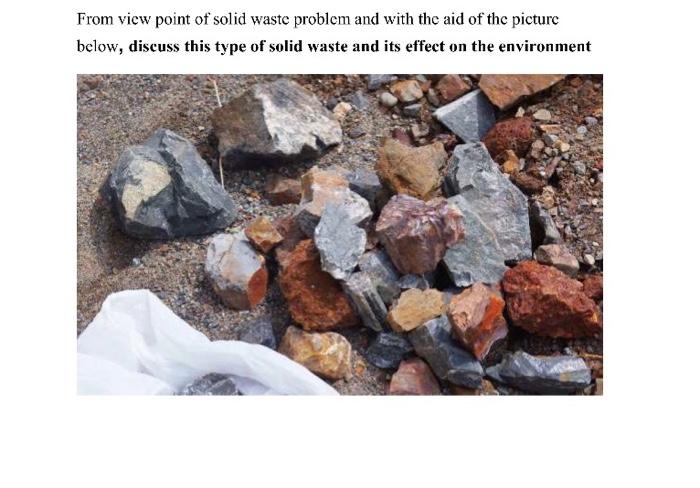 Solved From view point of solid waste problem and with the | Chegg.com