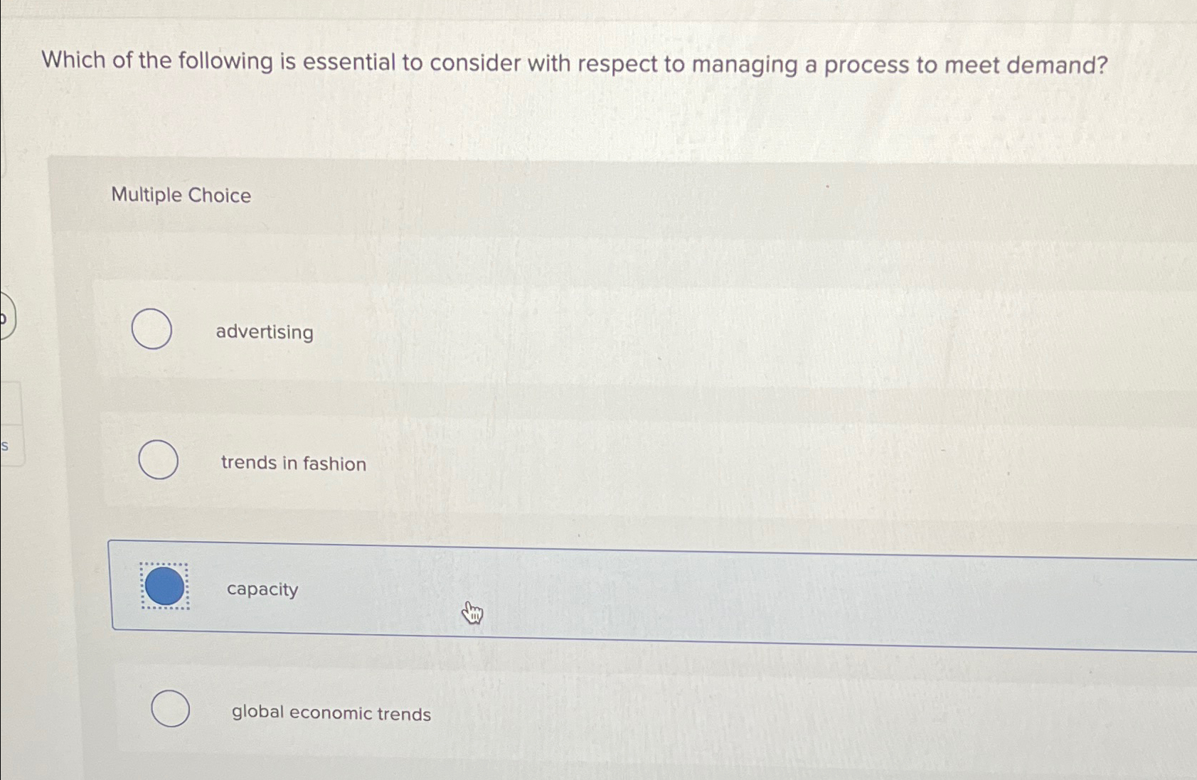 Solved Which of the following is essential to consider with | Chegg.com