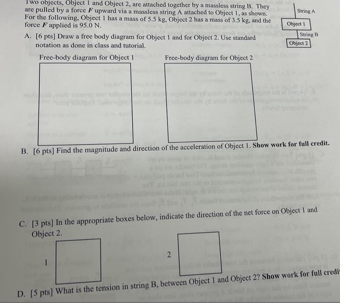Solved I wo objects, Object 1 and Object 2 , are attached | Chegg.com