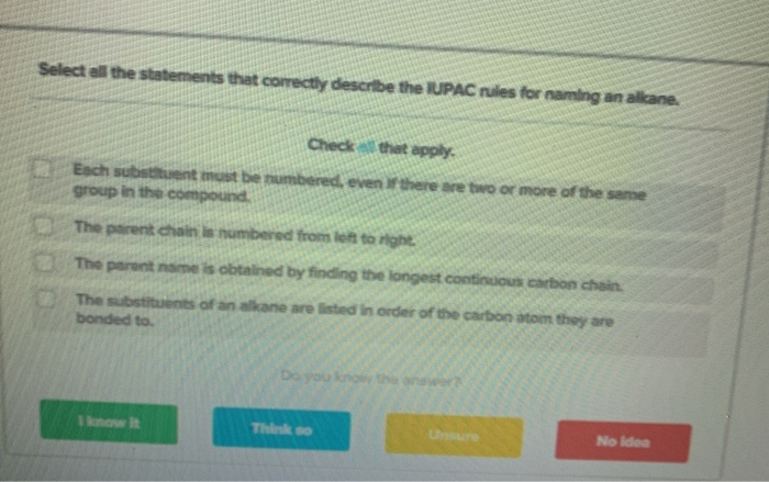 Solved Select all the statements that correctly describe the | Chegg.com