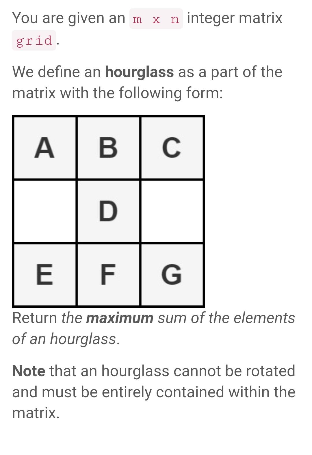 Solved You are given an integer matrix We define an | Chegg.com