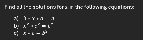 Solved Find all the solutions for x ﻿in the following | Chegg.com