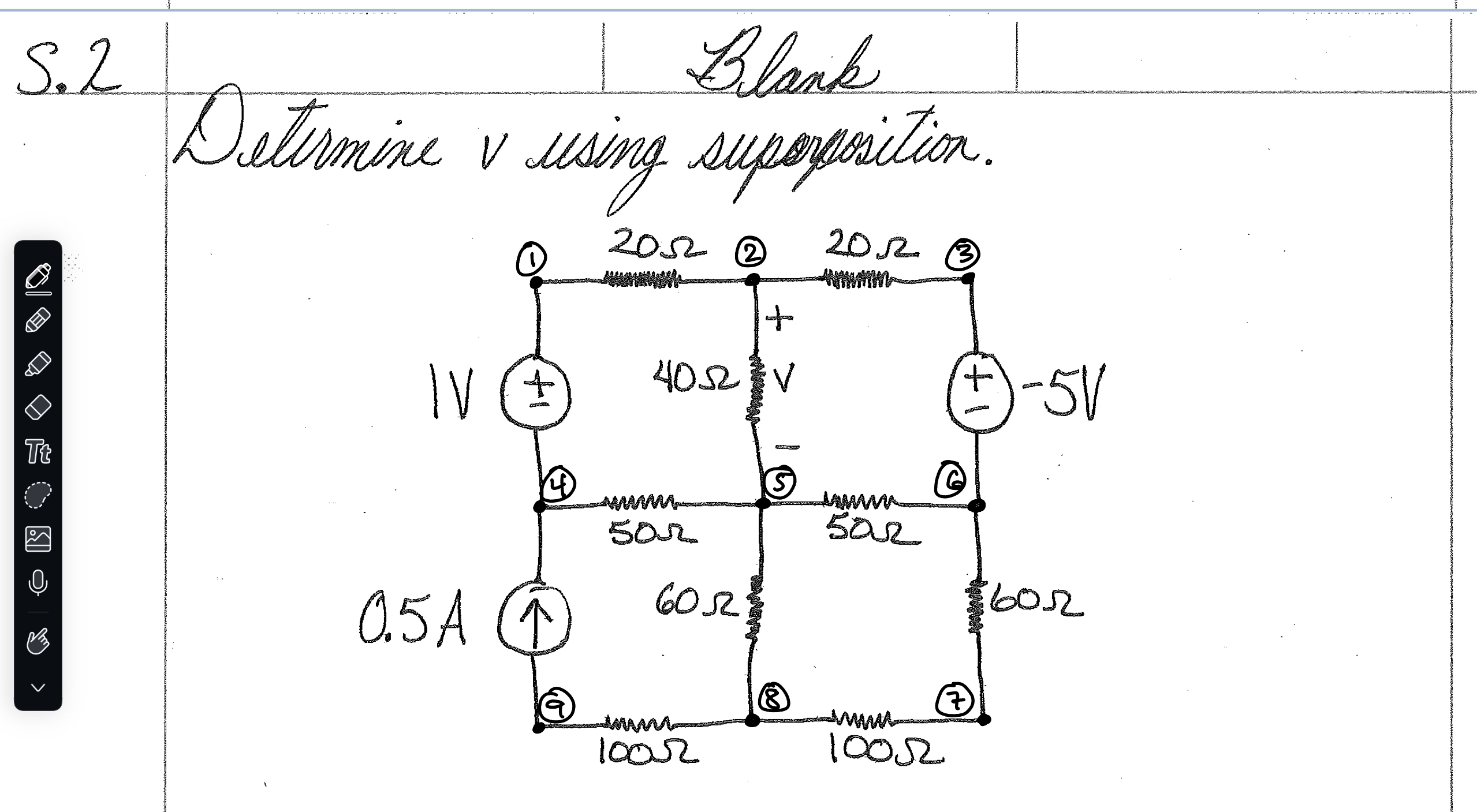 Solved Determine v using superposition | Chegg.com Solved Determine v using superposition | Chegg.com