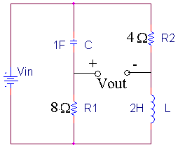 Solved Find the transfer function Vout/Vin for the circuit | Chegg.com
