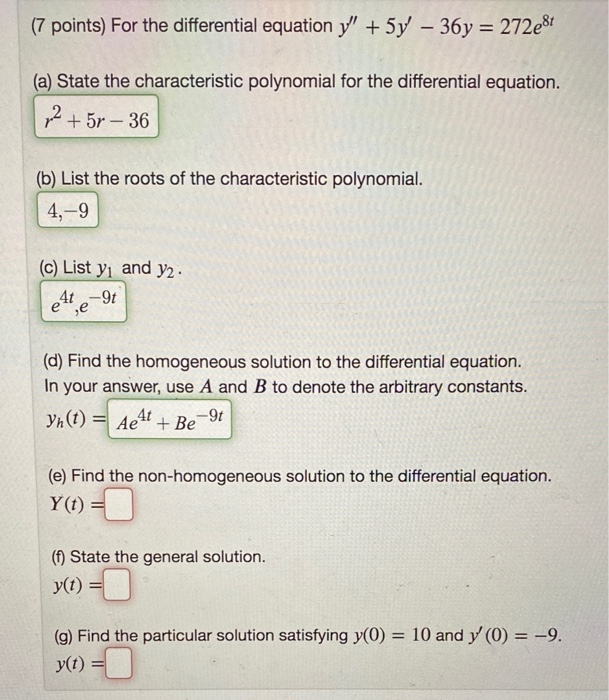 Solved I need help with e,f , g. I can't seem to get the | Chegg.com