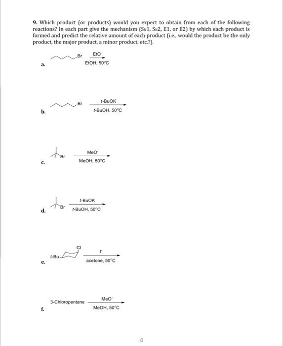 Solved 1. Classify each of the following organic halides as | Chegg.com