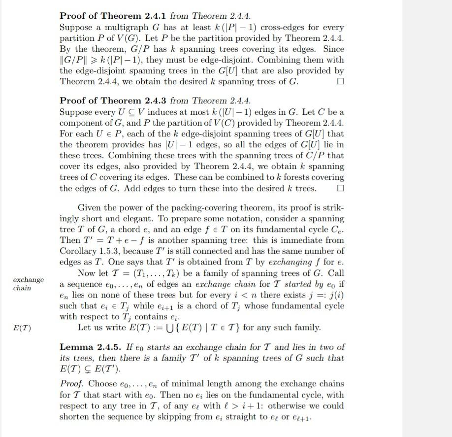 Solved 28. In the proofs of Theorems 2.4.1, 2.4 .3 and 2.4 | Chegg.com