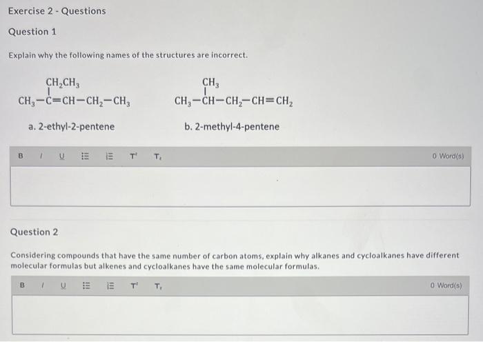 Solved Explain why the following names of the structures are | Chegg.com