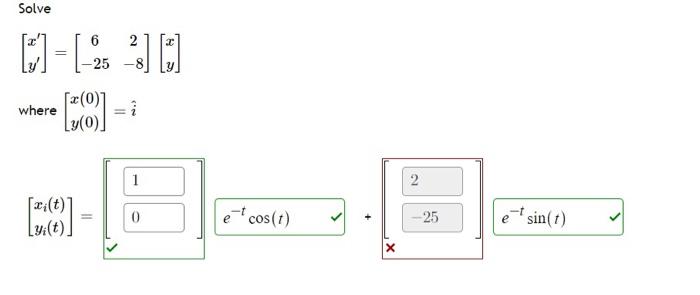 Solved can you please solve the incorrect part? | Chegg.com