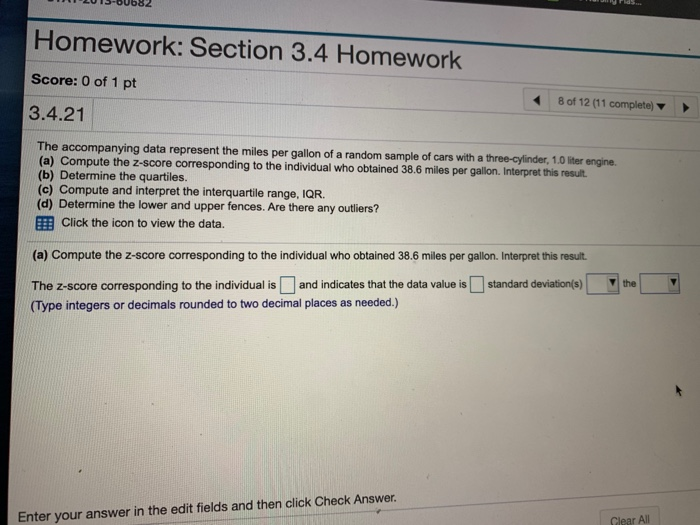 Solved Homework Section 3 4 Homework Score 0 Of 1 Pt 8 Of