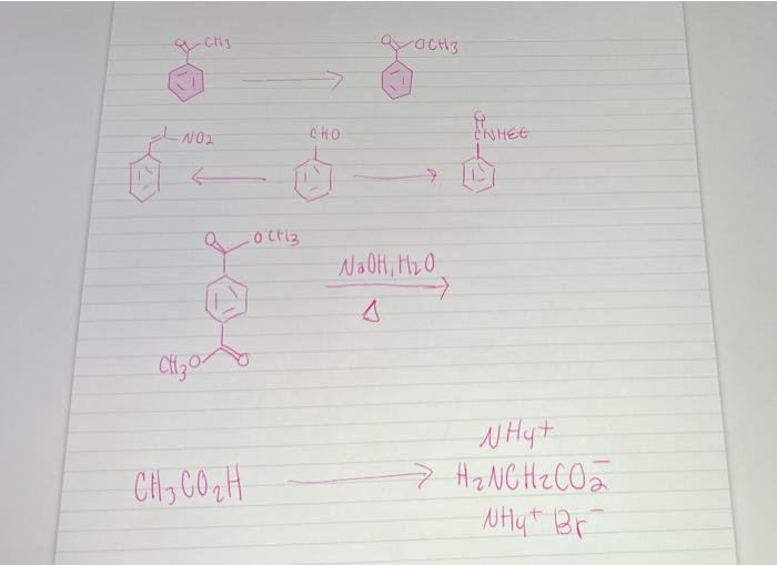 Solved CH3CO2H H2NCH2NO2− | Chegg.com
