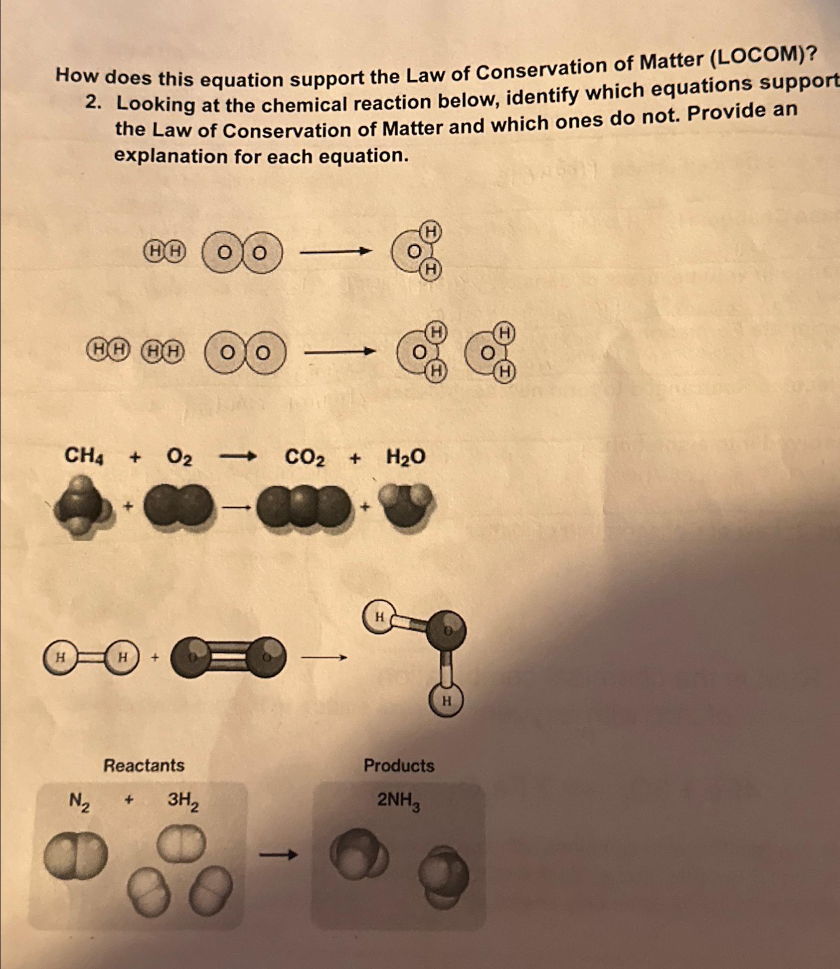 Solved How does this equation support the Law of | Chegg.com
