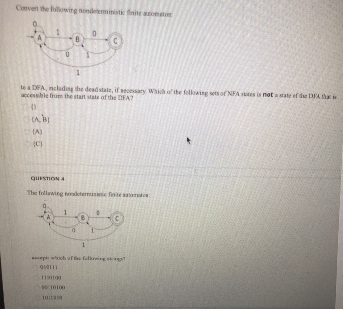 Solved Convert the following nondeterministic finite | Chegg.com