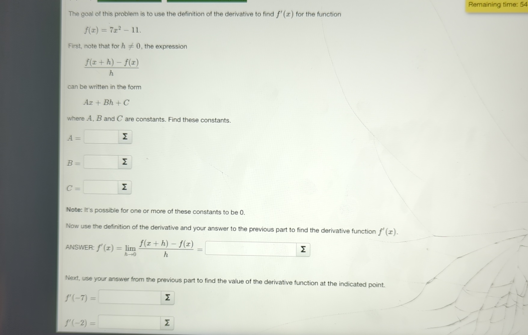 Solved The goal of this problem is to use the definition of | Chegg.com