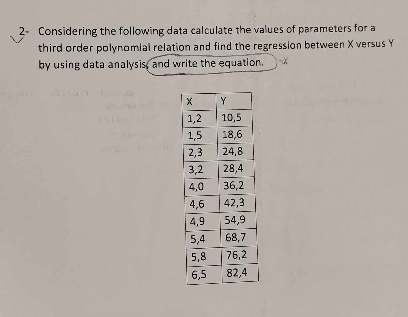Solved Considering the following data calculate the values | Chegg.com