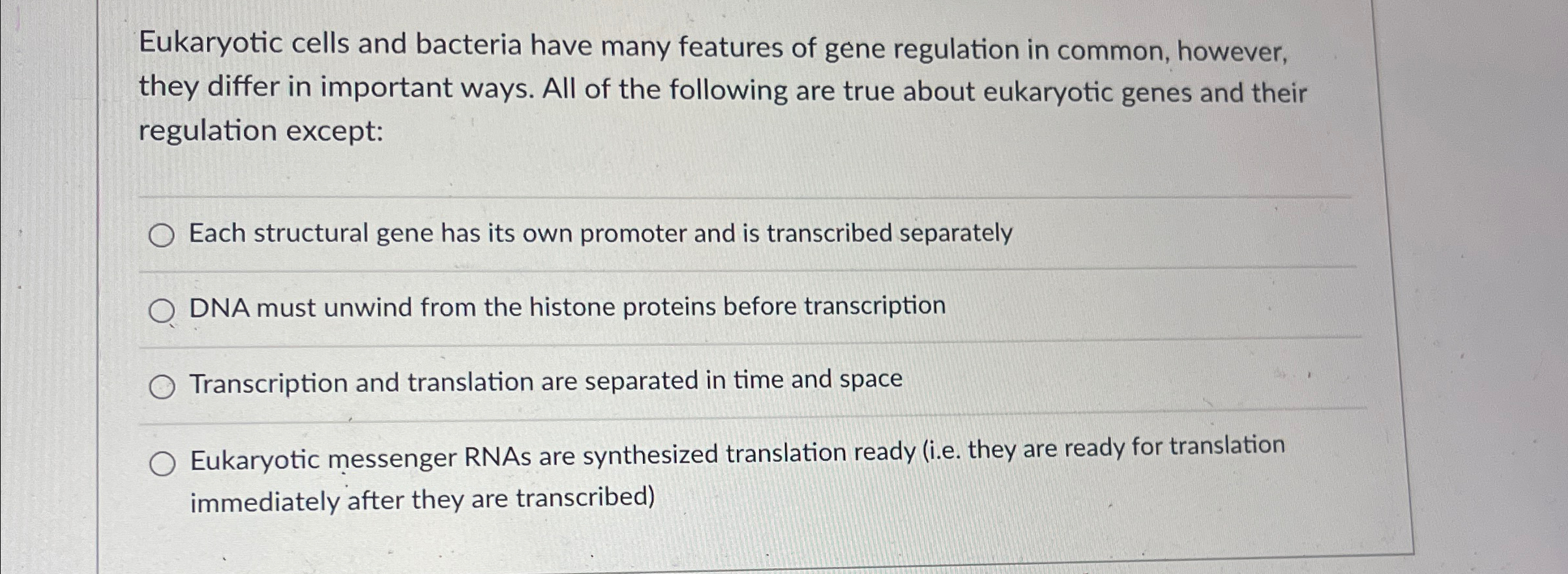 Solved Eukaryotic cells and bacteria have many features of | Chegg.com