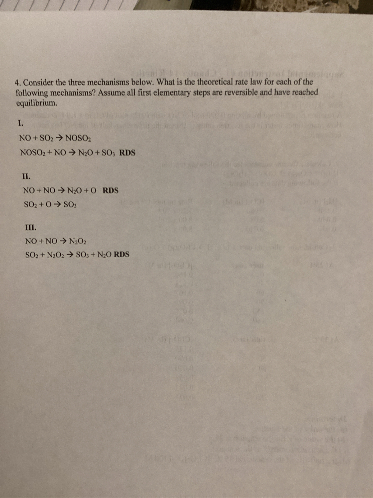 Solved Consider the three mechanisms below. What is the | Chegg.com