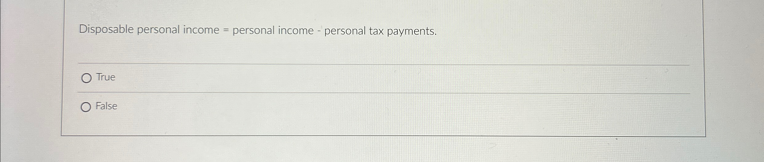 Solved Disposable personal income = ﻿personal income - | Chegg.com