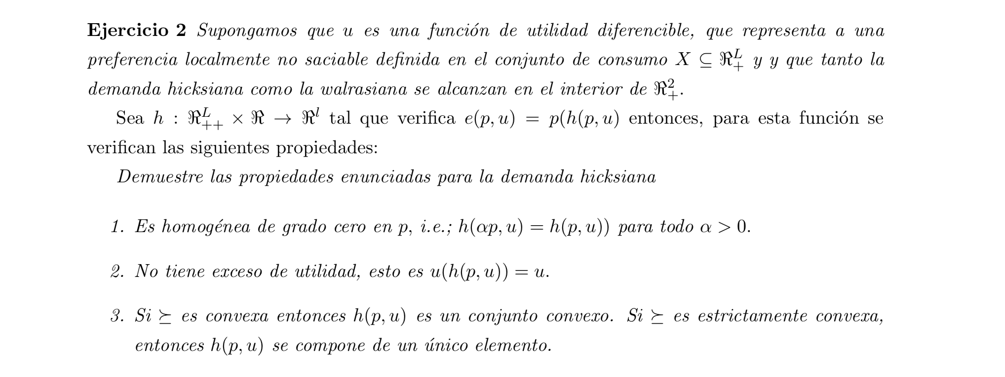 Solved Ejercicio 2 ﻿Supongamos que u es una función de | Chegg.com