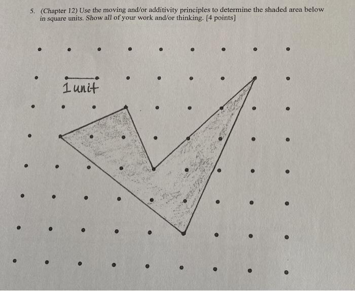 Solved 5. (Chapter 12) Use the moving and/or additivity | Chegg.com
