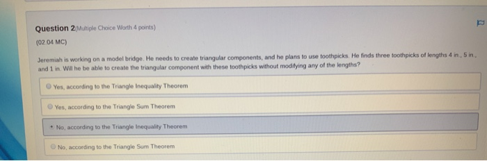 Solved Question 2 Multiple Choice Worth 4 points) (02.04 MC) | Chegg.com Solved Question 2 Multiple Choice Worth 4 points) (02.04 MC) | Chegg.com