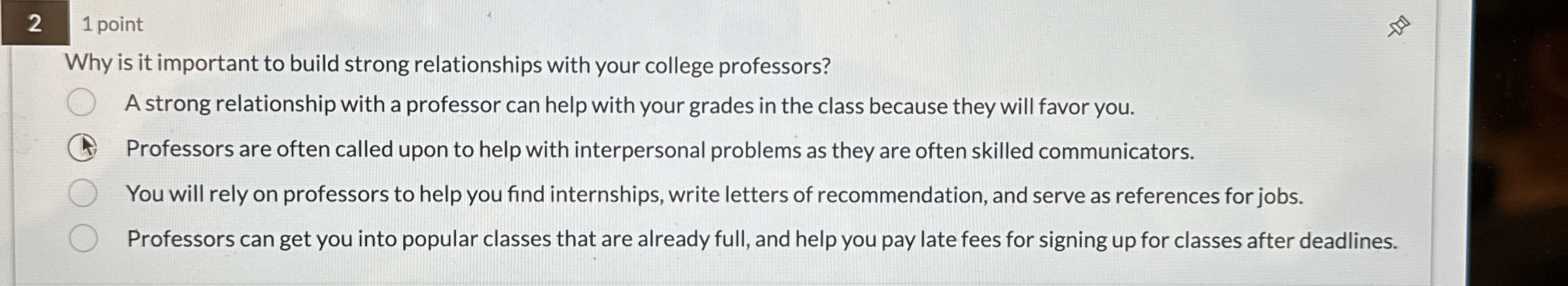 Solved 21 ﻿pointWhy is it important to build strong | Chegg.com