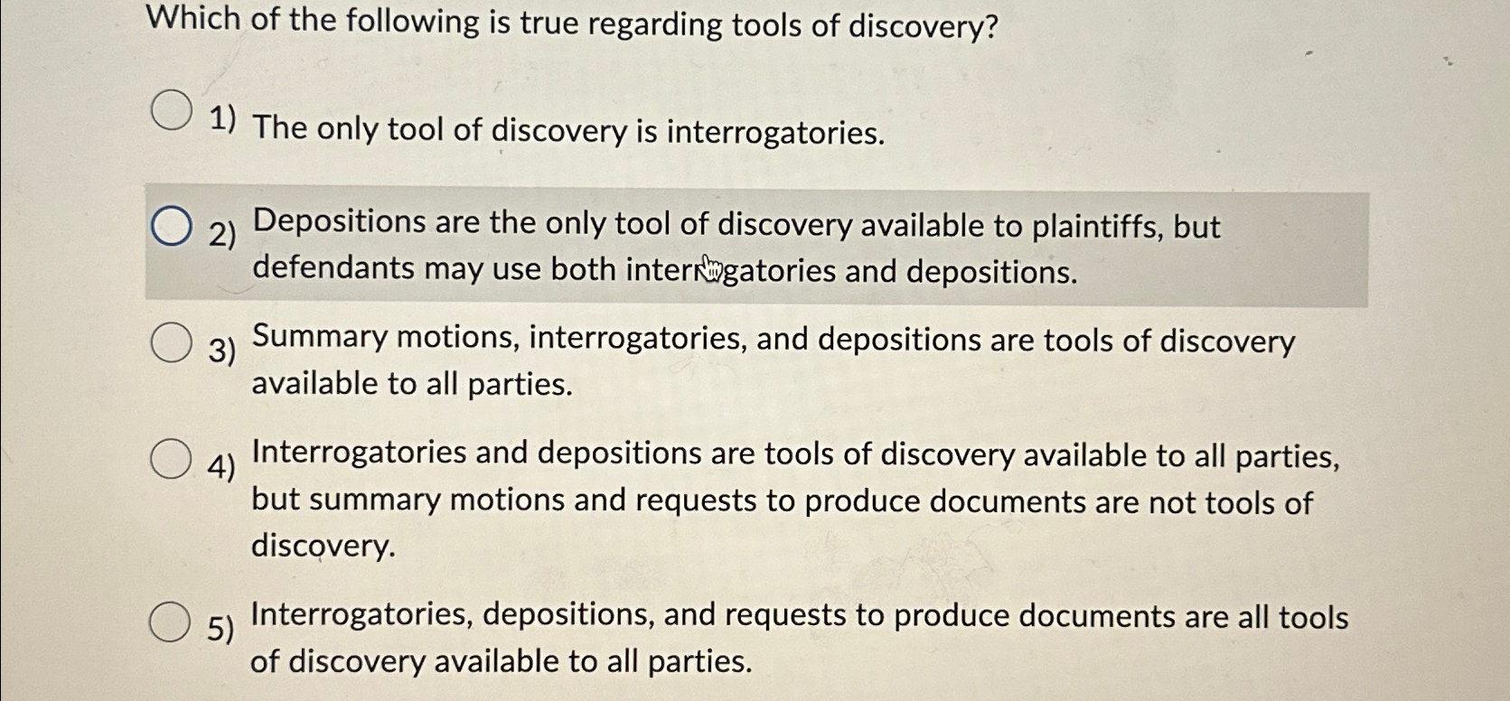 Solved Which of the following is true regarding tools of | Chegg.com