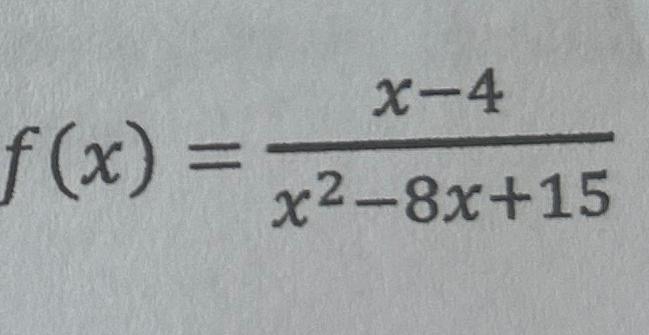 f(x)=x-4x2-8x+15 | Chegg.com