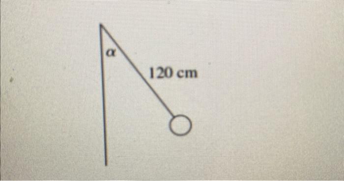 Solved A bead is attached to a light 120 cm-long string as | Chegg.com